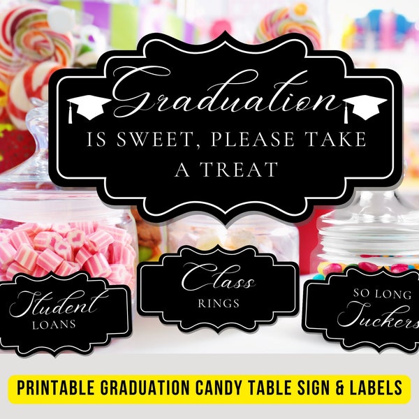 Graduation Candy Signs - Etsy