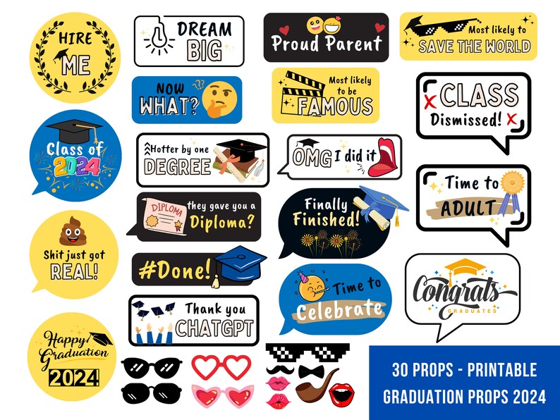 Graduation Props 2024, Graduation Props, Graduation Props Photoshoot ...