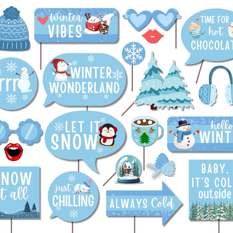 White Winter Photo Booth - Etsy