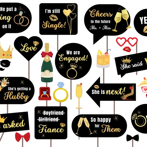 Engagement Props - Etsy