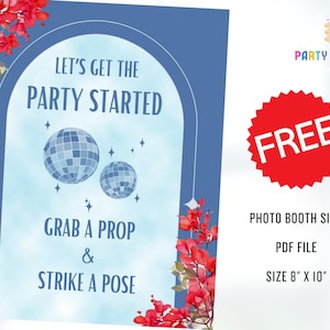 Dancing Queen Bachelorette Party Props Printable, Dancing Queen ...