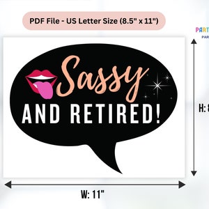 Retirement Party Photo Booth Props Printable, Retirement Photo Booth ...