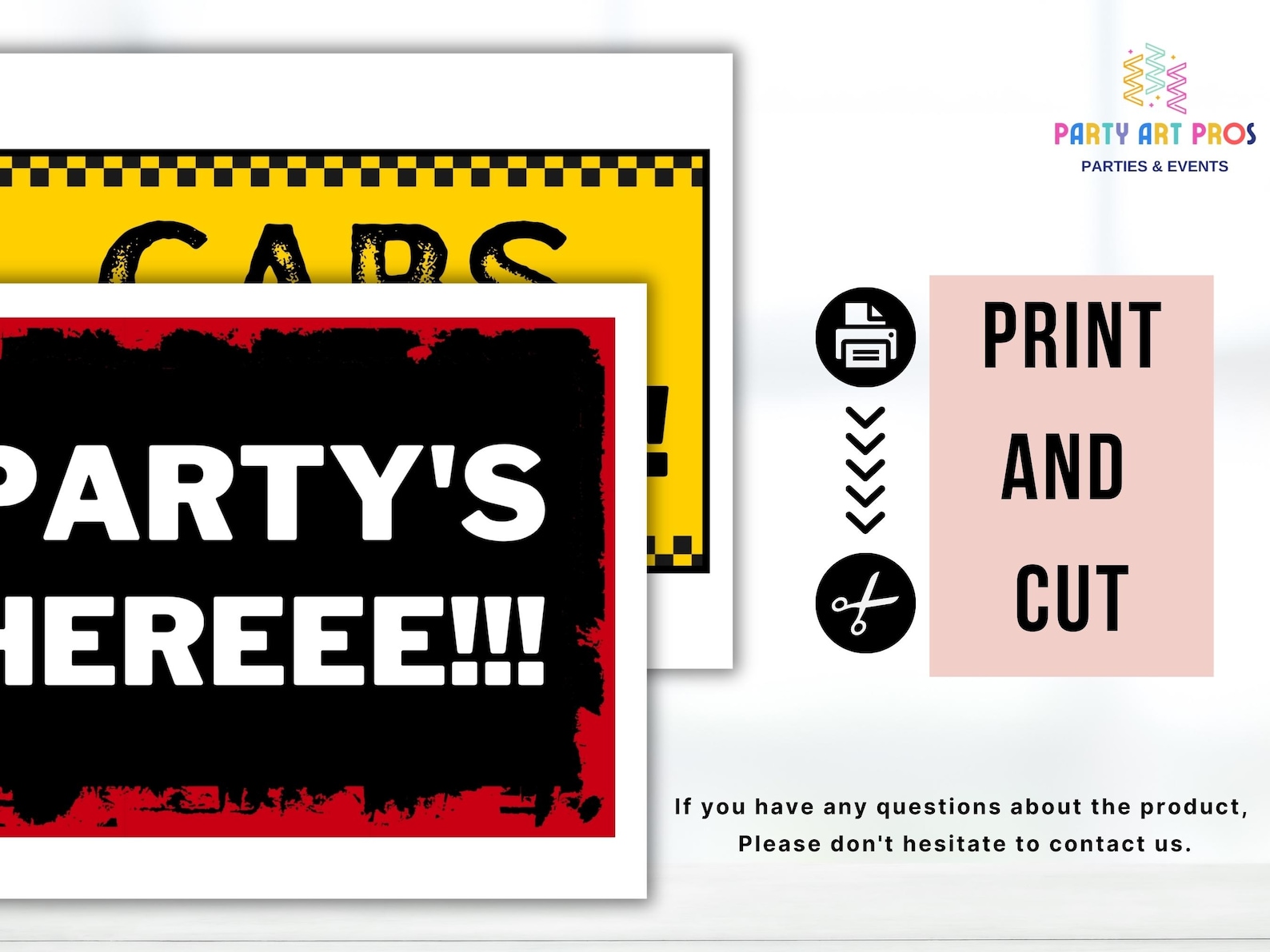 Jersey Inspired Party Props Printable, Shore Thing Party Photobooth ...
