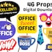 Office Party Props Printable, Office Party Photobooth Props, Work Party ...