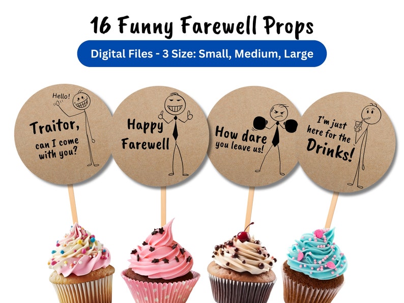 Farewell Photo Booth Props, Farewell Party Props, Office Photobooth ...