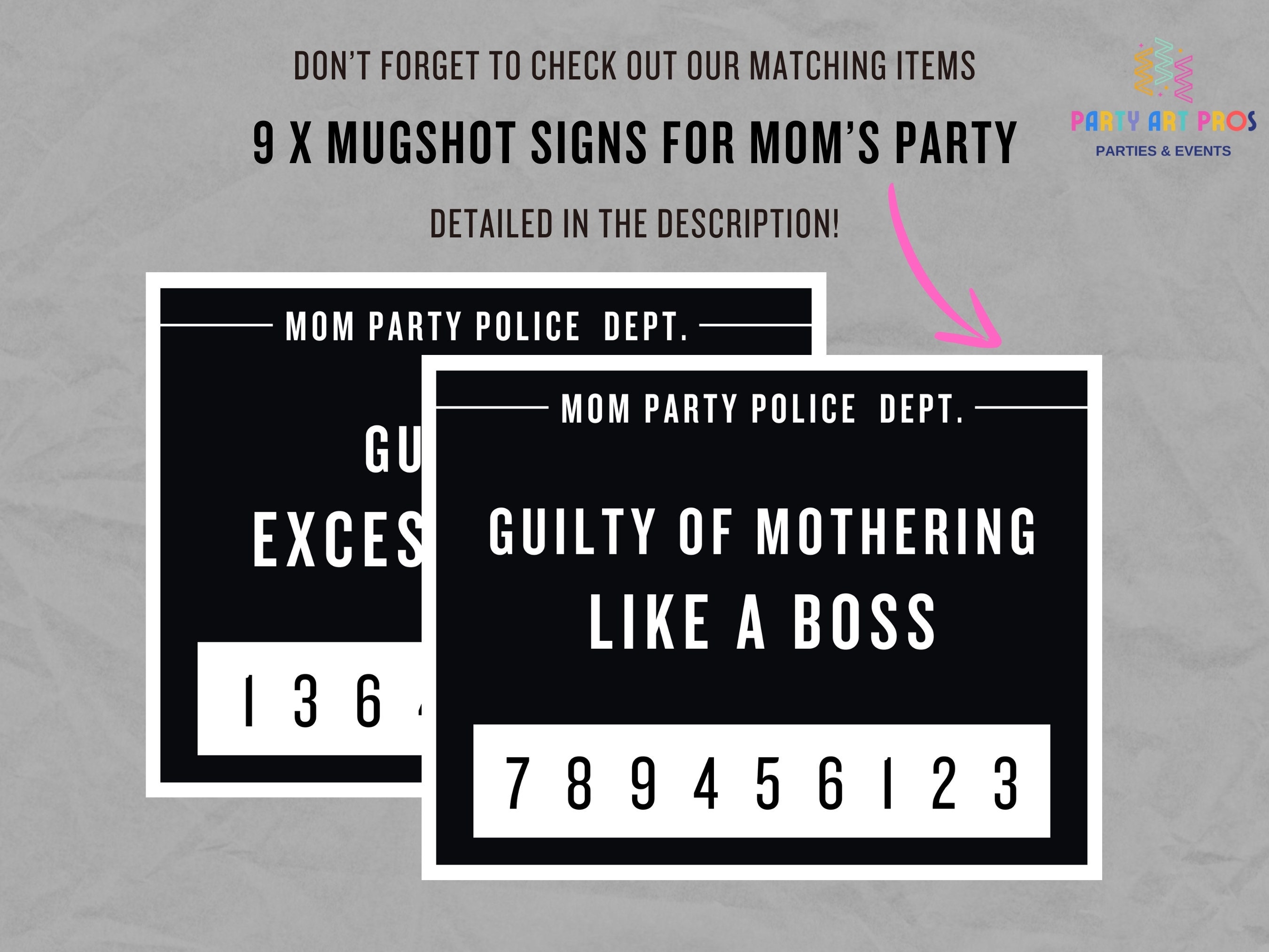 Mugshot Backdrop, Mugshot Backdrop for Mom Party, Police Line Up, Jail ...