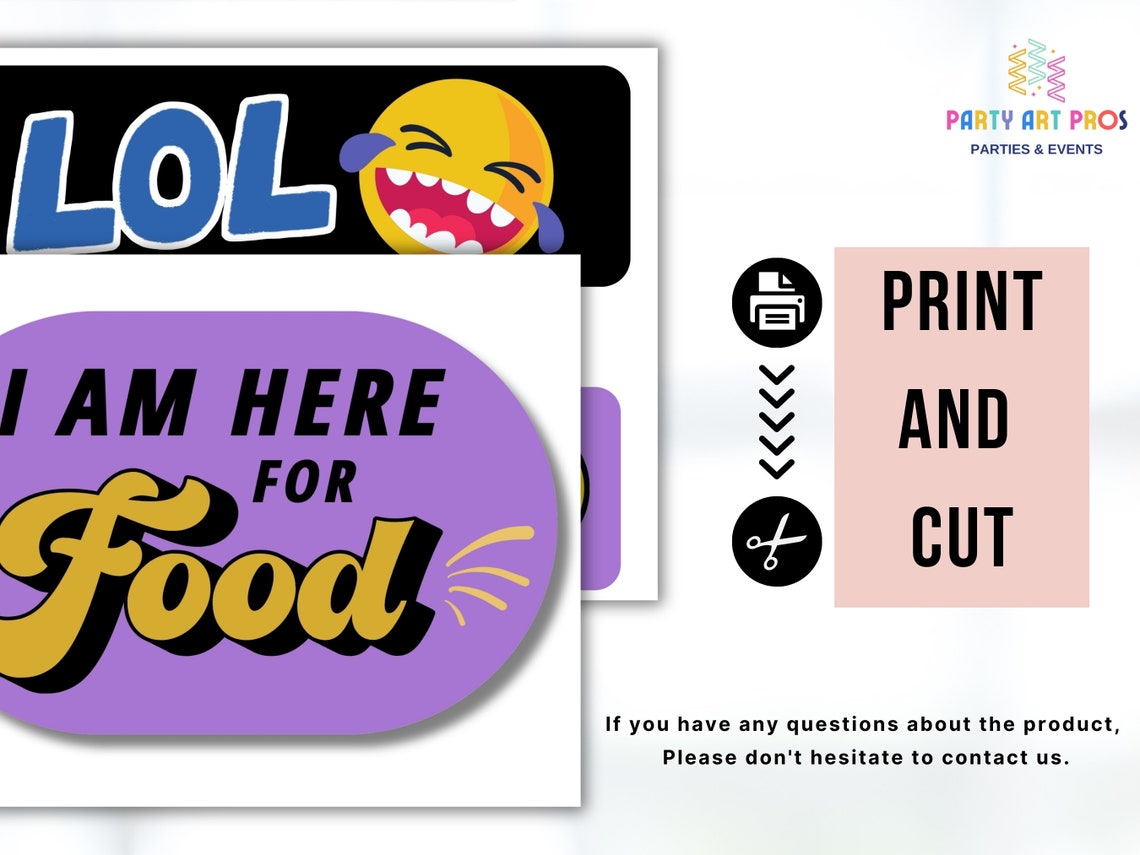 360 Photo Booth Props, Party Photo Booth Props, Photo Booth Props ...