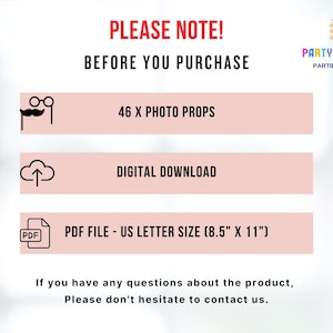 2000s Party Props Printable, Y2K Party Photo Props, Y2K 2000s Party ...