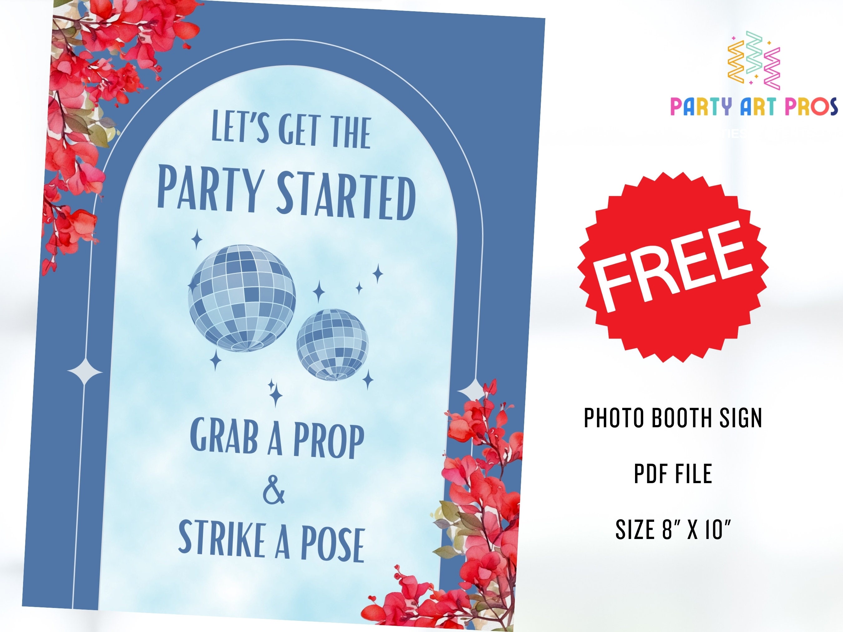 Dancing Queen Party Props Printable, Dancing Queen Photo Booth Props ...