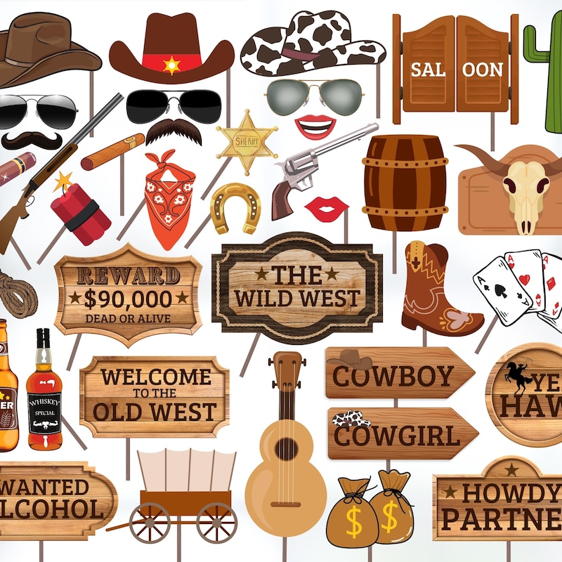 Country Western Photo Props - Etsy