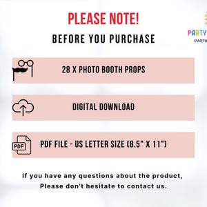 Book Lovers Day Party Photo Booth Props Printable, Book Club Party ...