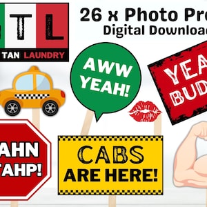Jersey Inspired Party Props Printable, Shore Thing Party Photobooth ...