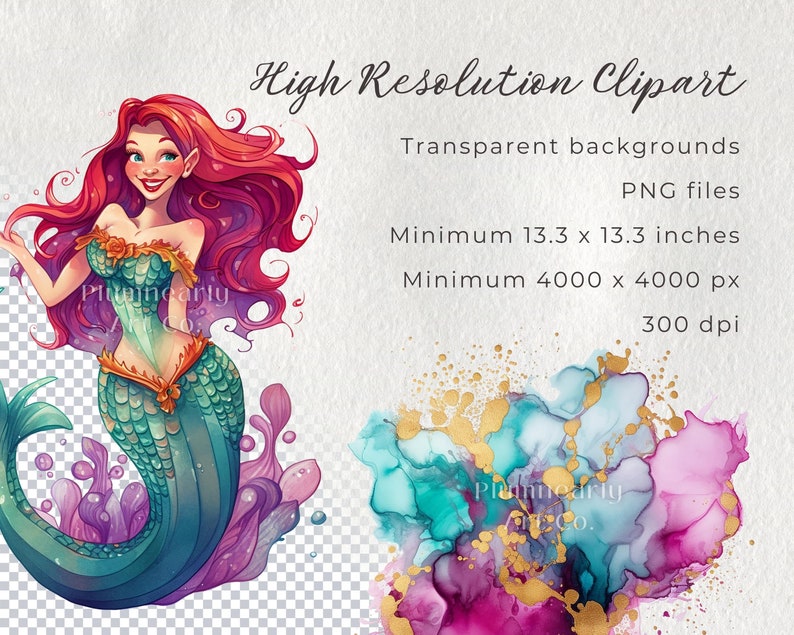 154 PNG Mermaid Art Bundle, Black Girl Magic Mermaid Clipart Mega ...