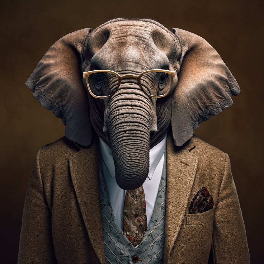 The Elephant I profile Picture PFP Downloadable Profile - Etsy