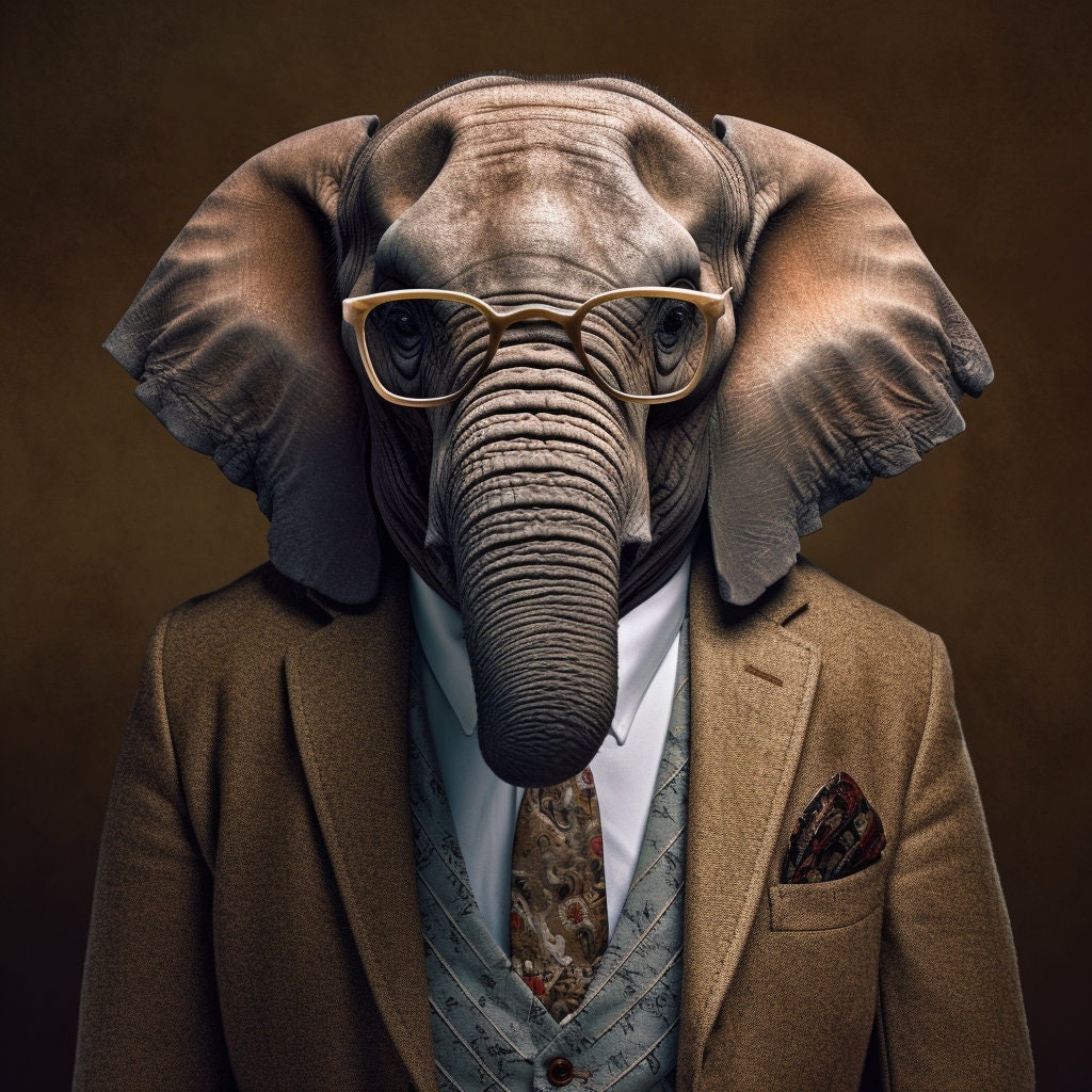 The Elephant I profile Picture PFP Downloadable Profile - Etsy