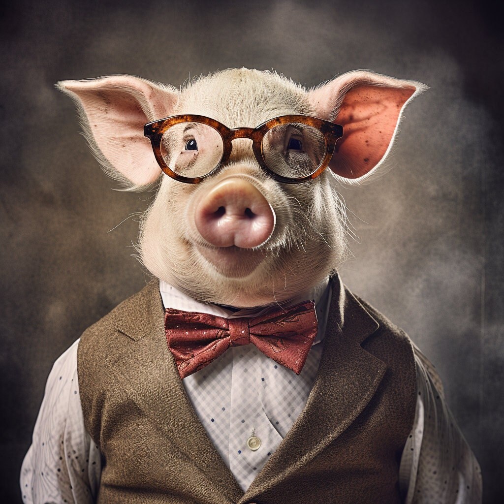 The Pig I profile Picture PFP Downloadable Profile Picture - Etsy