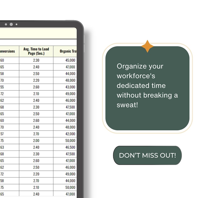 Professional Overtime Dashboard Template for Managing Each Employee ...