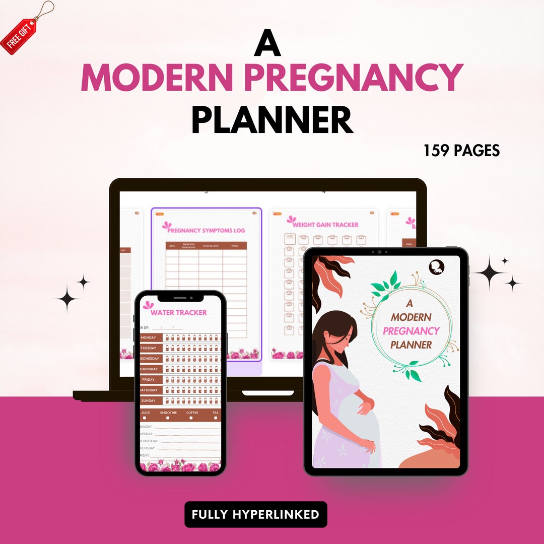 Pregnancy Planner Printable: Week-by-week Tracker, Baby Milestones ...