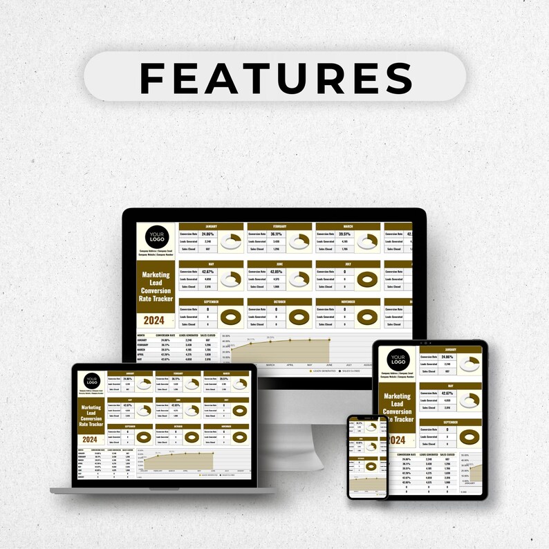 Lead Tracker Excel Template | Marketing KPI Dashboard Google Sheets ...