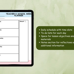 Printable Planner for School Teachers | Digital Teacher Planner 2022 ...
