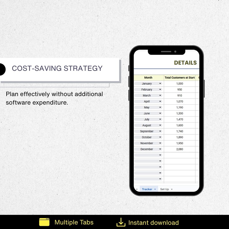 Consumer Retention Tracker Google Sheet, Customer Churn Dashboard ...
