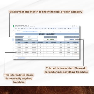 Efficiently Track Your Bakery Inventory With Our Comprehensive Bakery ...