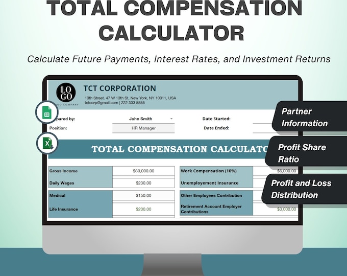 Employee Bonus Excel Template, Incentive Plan Calculation Spreadsheet ...