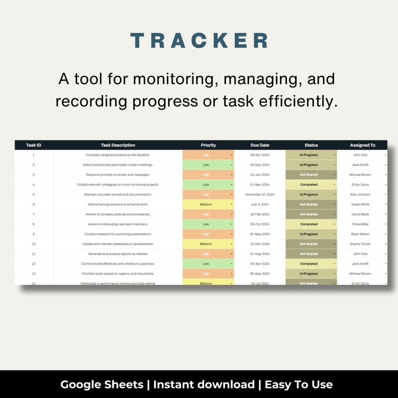 The Ultimate Task Tracker Excel Dashboard Template, Priority Matrix ...