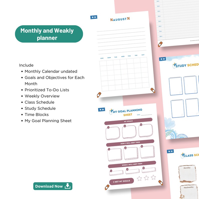 The Ultimate Nursing Student Digital Planner, Nursing Student Journal ...