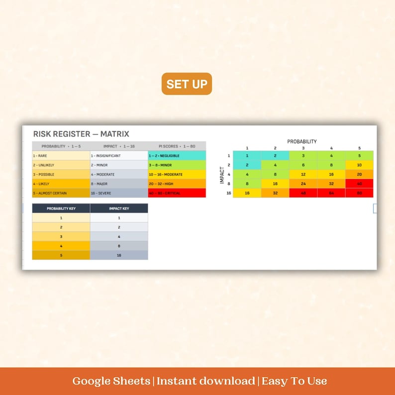 Legal Case Risk Matrix Excel Template for Law Firms | Enhance Case ...