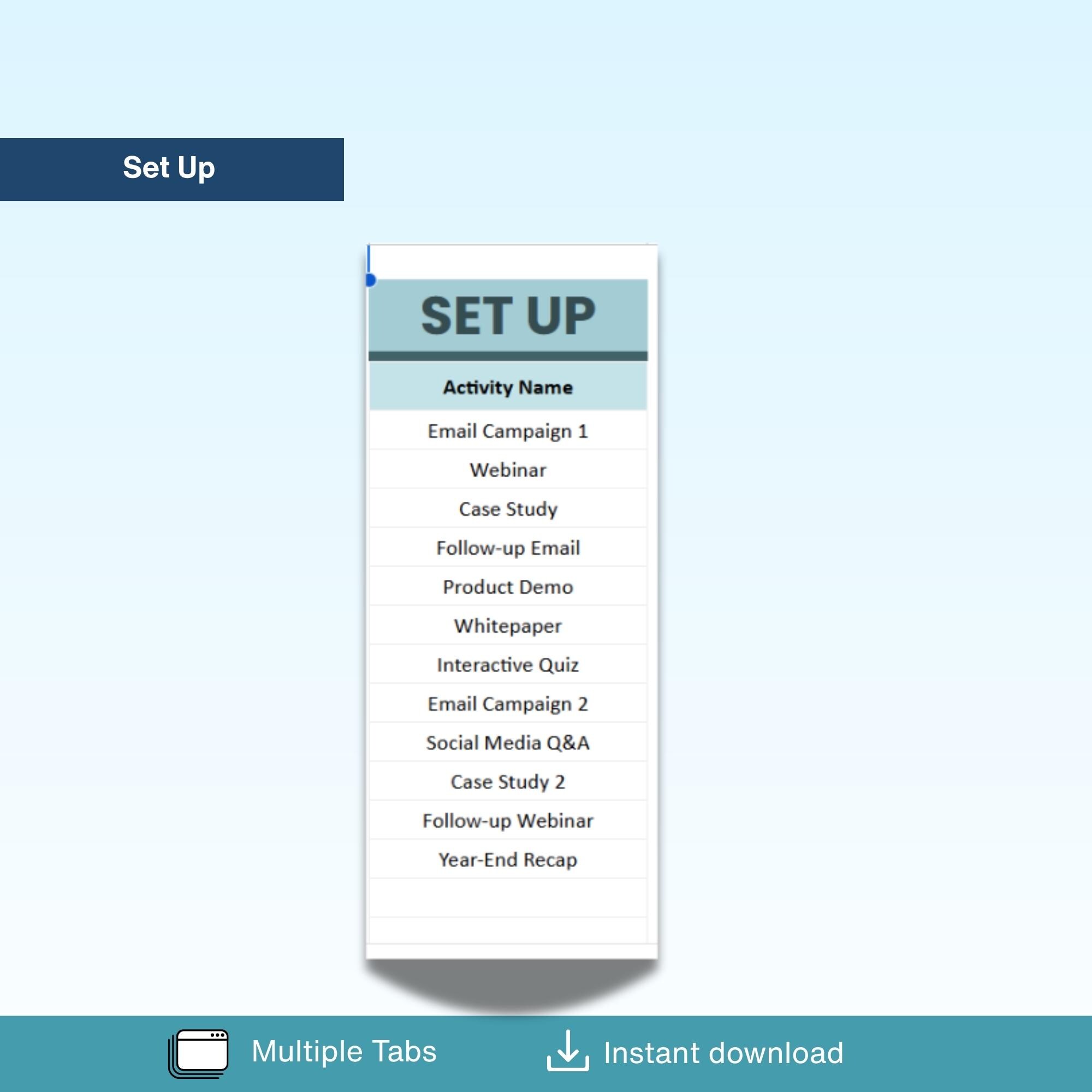Sales Lead Nurturing Timeline Template Excel : Email Drip Campaign ...