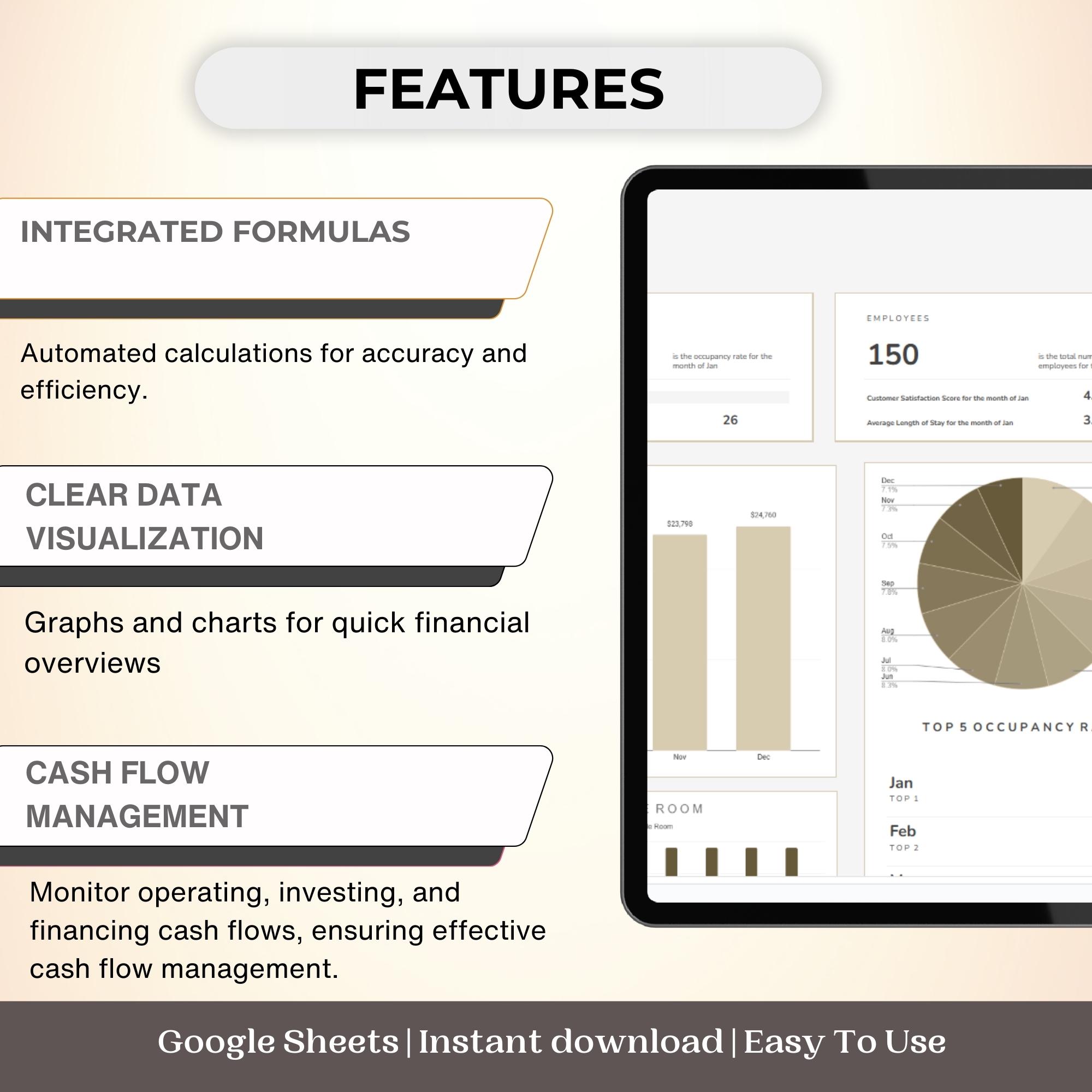 Hotel KPI Dashboard Template | Track Occupancy and Guest Satisfaction ...