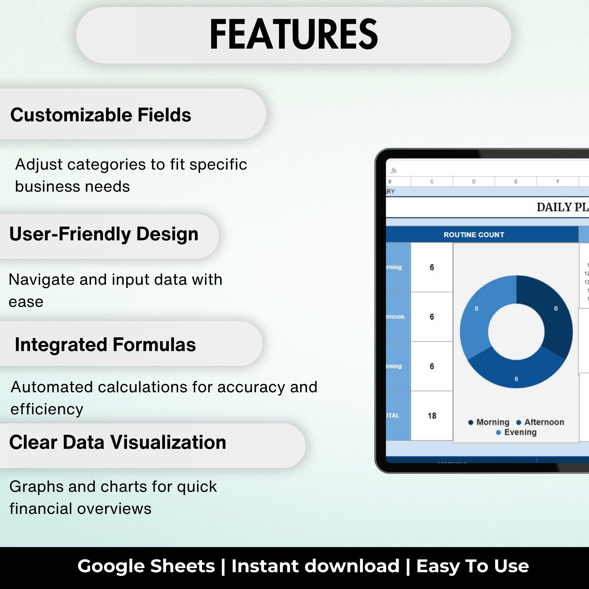 Excel Planner Template: Weekly, Daily, Monthly Dashboard (digital ...