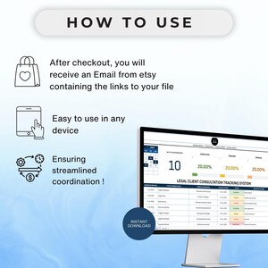 Law Firm Client Tracker Excel Template | Consultation Logs Scheduling ...