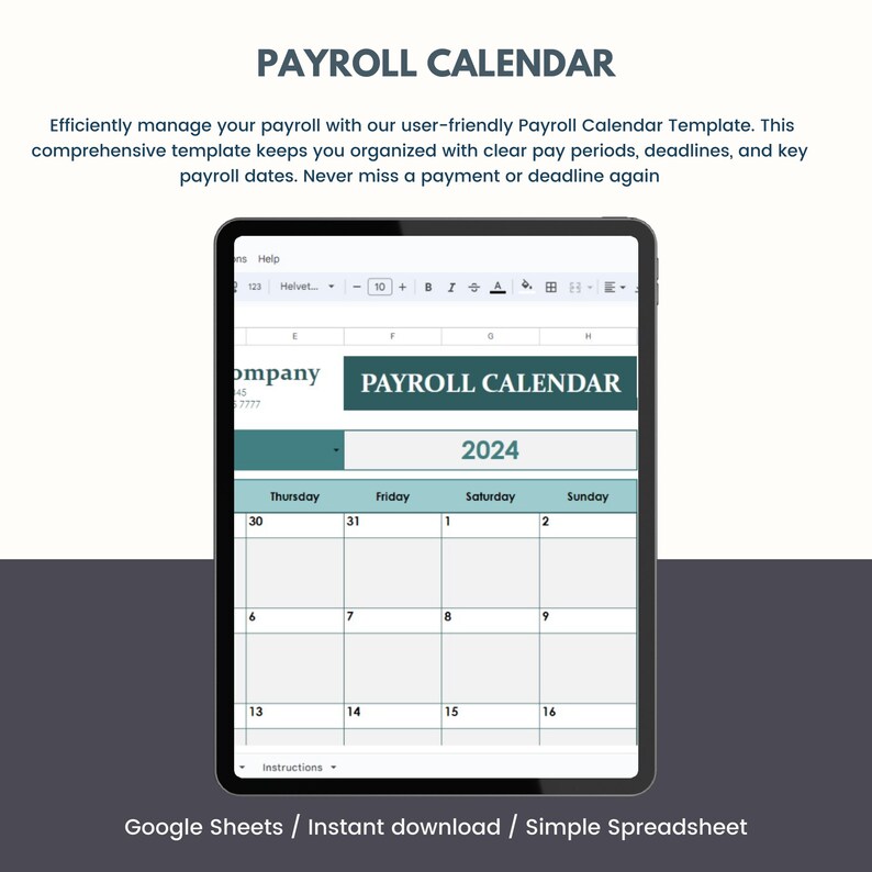 Payroll Spreadsheet Template: Employee Management System (digital ...