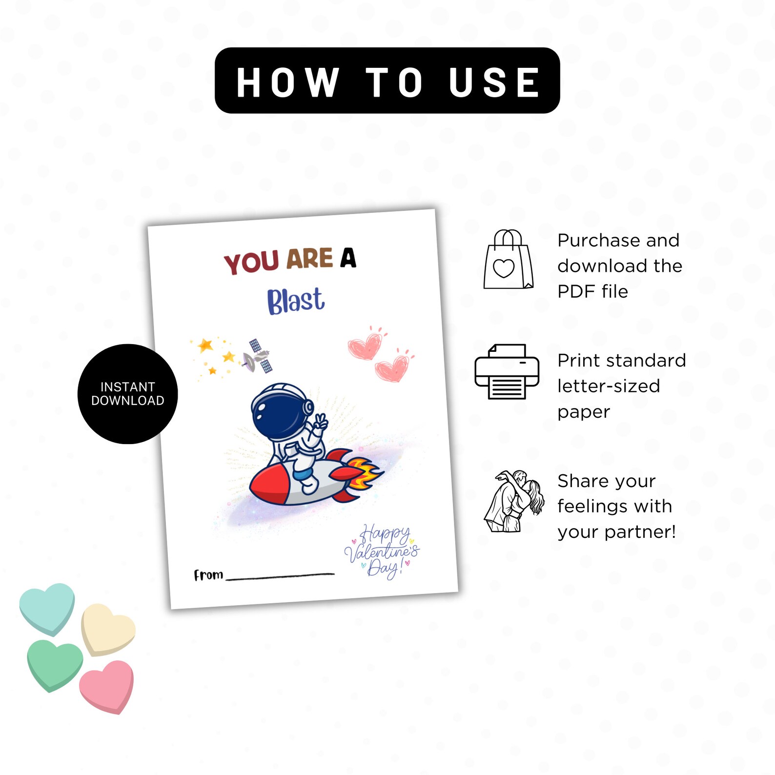 Printable Science Valentine Cards: Chemistry, Space, Dinosaur (PDF) - Etsy