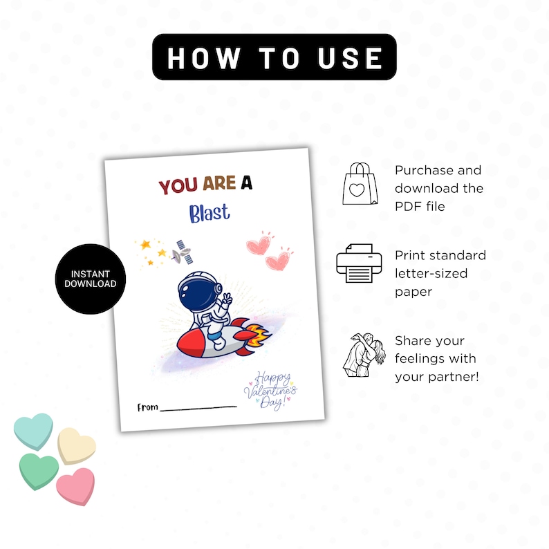 Printable Science Valentine Cards: Chemistry, Space, Dinosaur (PDF) - Etsy