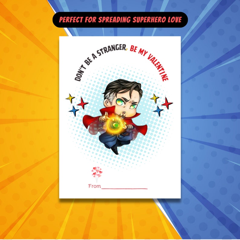 Printable Superhero Valentines Cards and Tags, Superhero Tag, Classroom ...