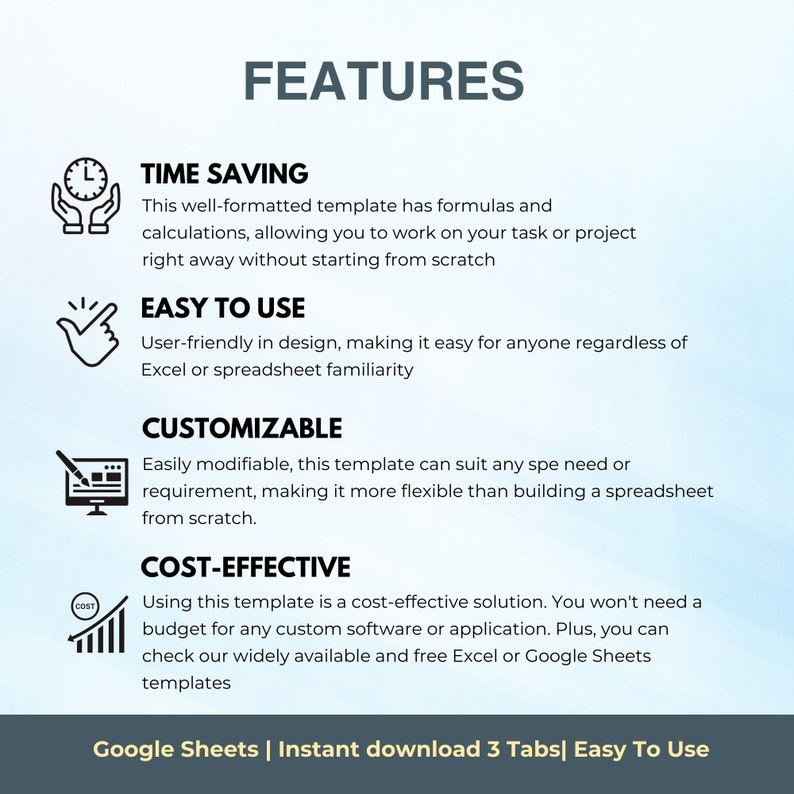 Reseller Bookkeeping Spreadsheet Template: Editable Business Expense ...