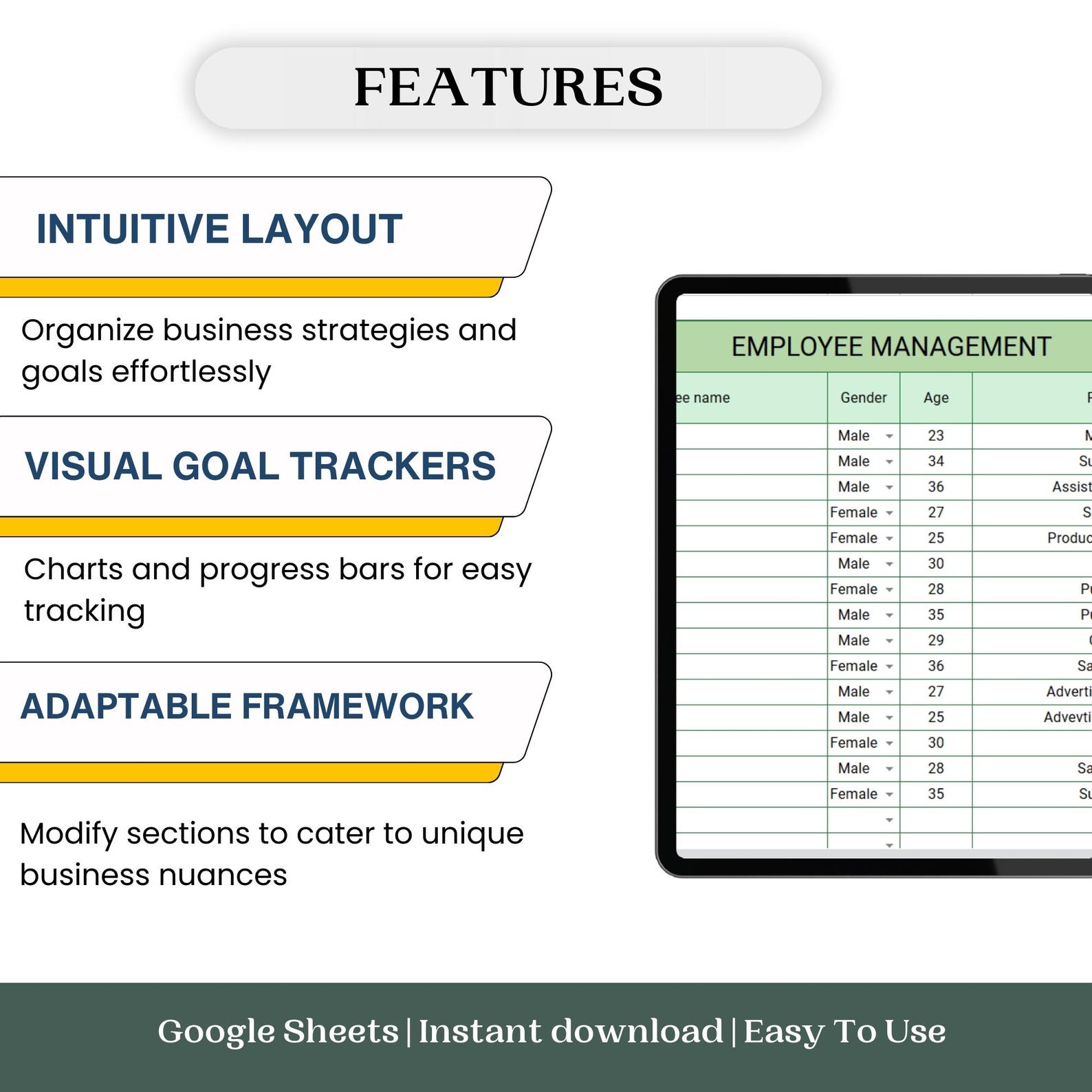 Professional Overtime Dashboard Template for Managing Each Employee ...