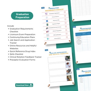The Ultimate Nursing Student Digital Planner, Nursing Student Journal ...