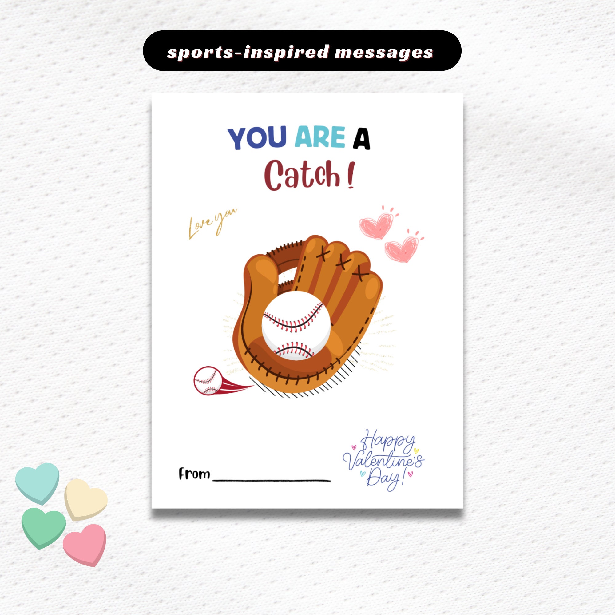 Printable Sports Valentines Cards and Tags, Basketball Valentines ...