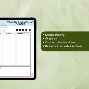Printable Planner for School Teachers | Digital Teacher Planner 2022 ...