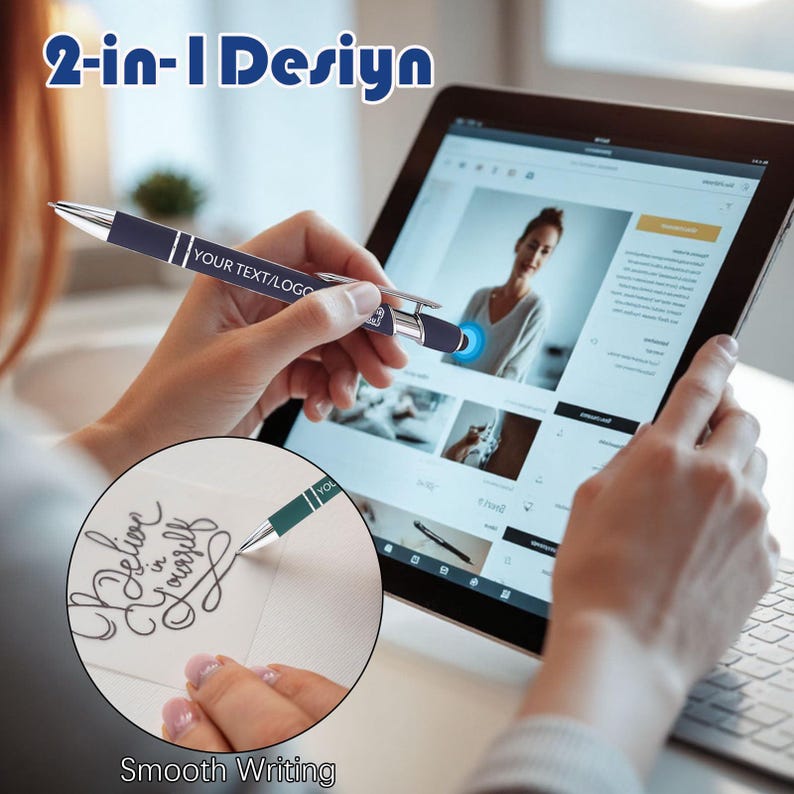 Personalized Ballpoint Pens With Logo/text, Engraved Custom Pens With ...