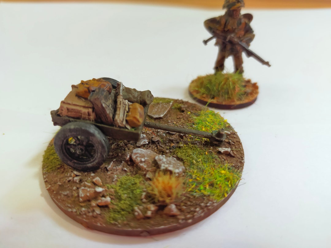 28mm US Airborne Hand Cart WW2 Warlord Games Painted - Etsy