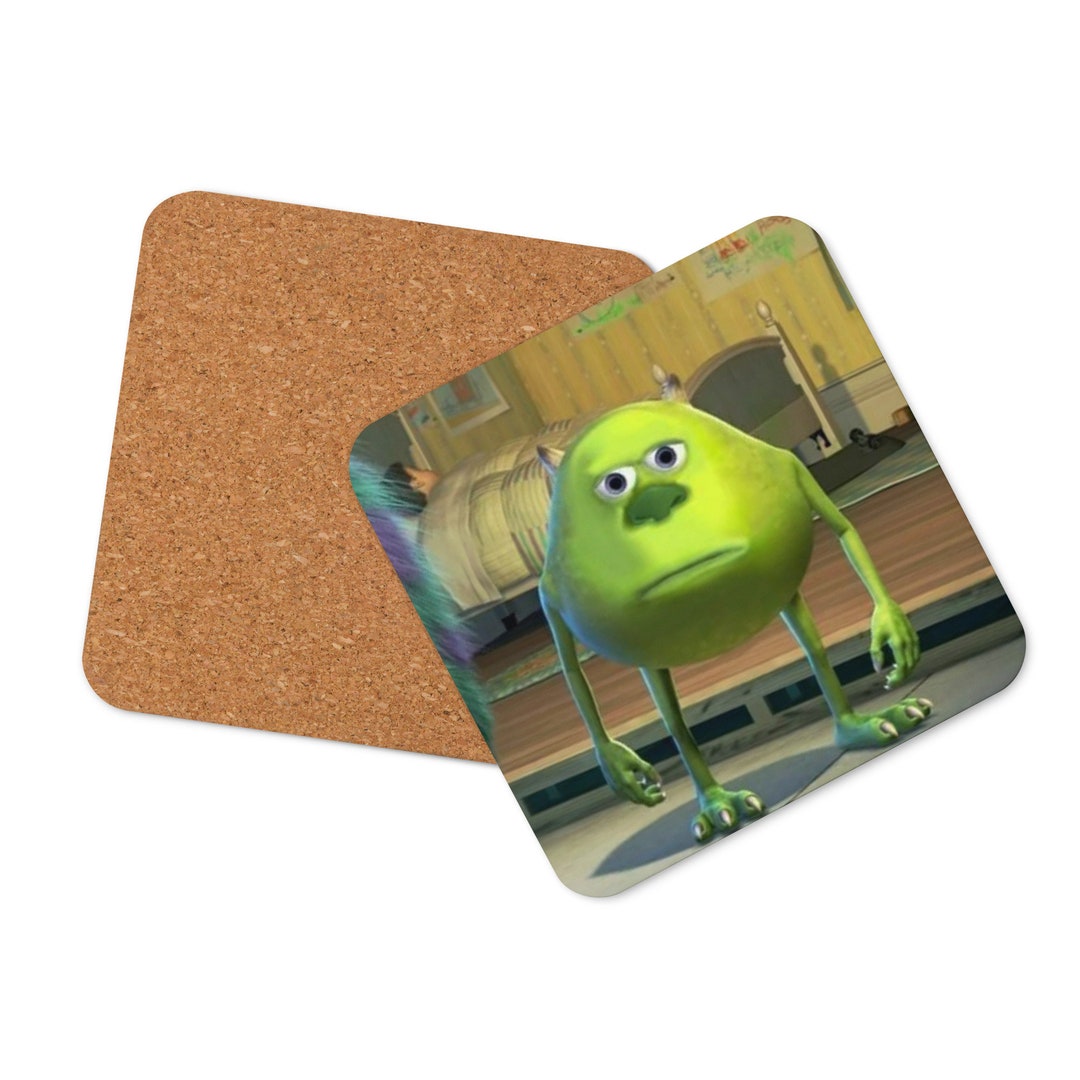 Mike Wazowski Meme Coaster - Etsy