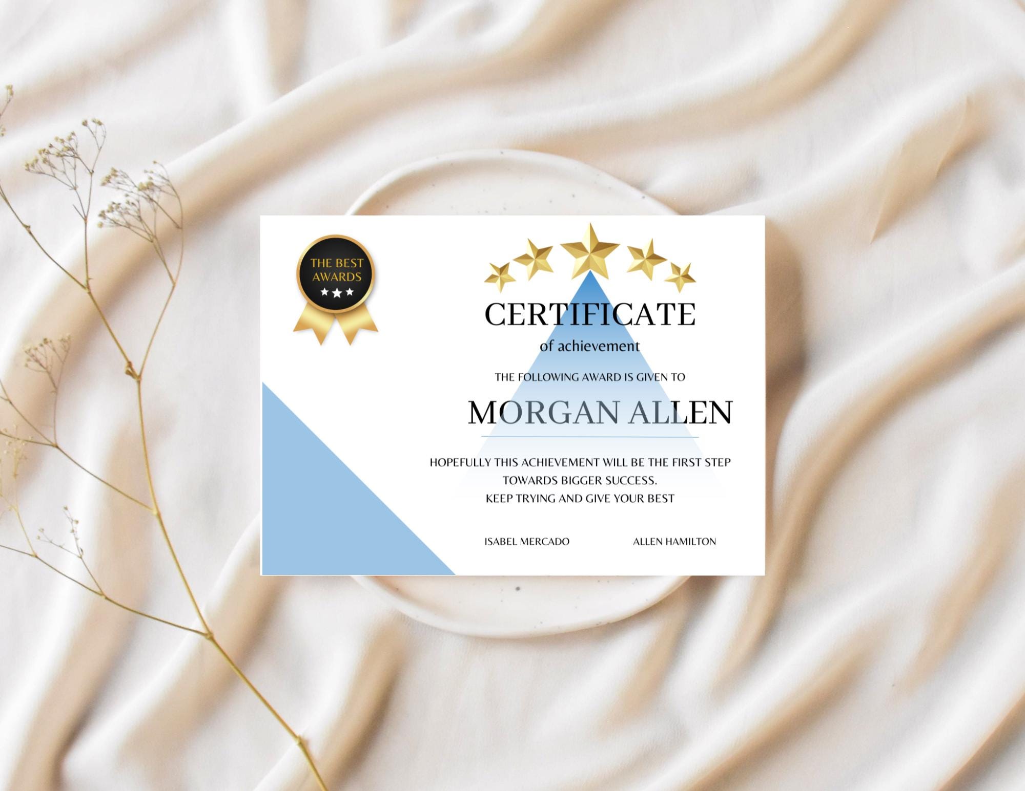 Custom Certificate Design - Etsy