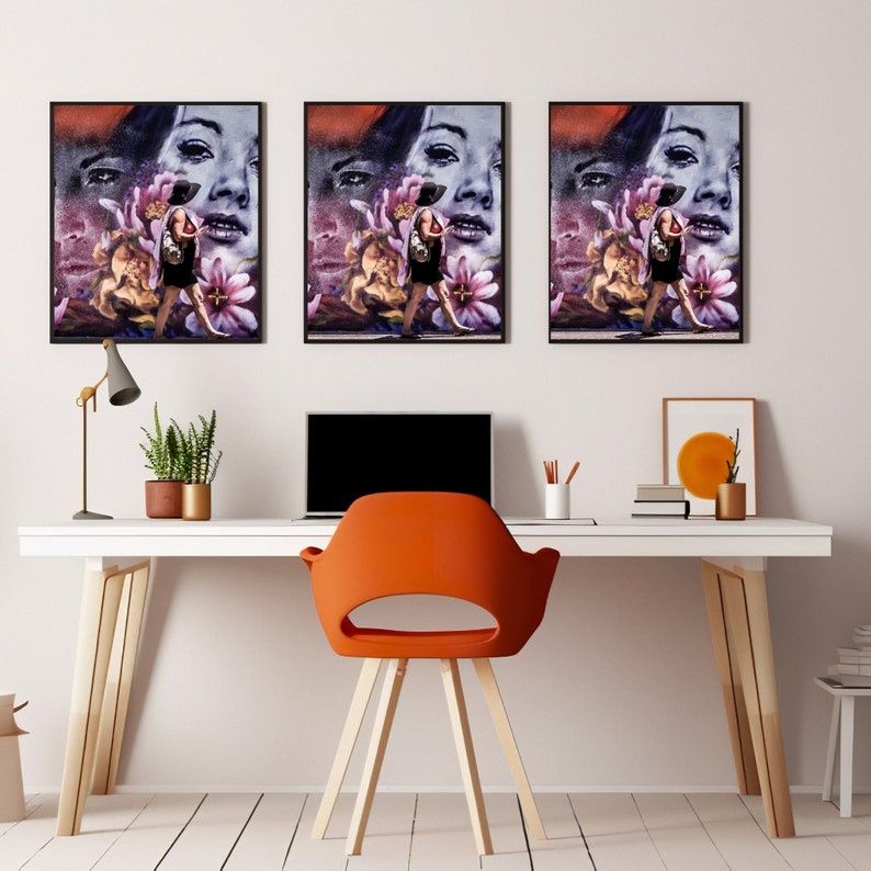 Printable Wall Digital Download, Modern Abstract Art, Home Decor Print ...