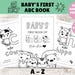 ABC Book Baby's First ABC Book Printable PDF Digital Download Baby ...