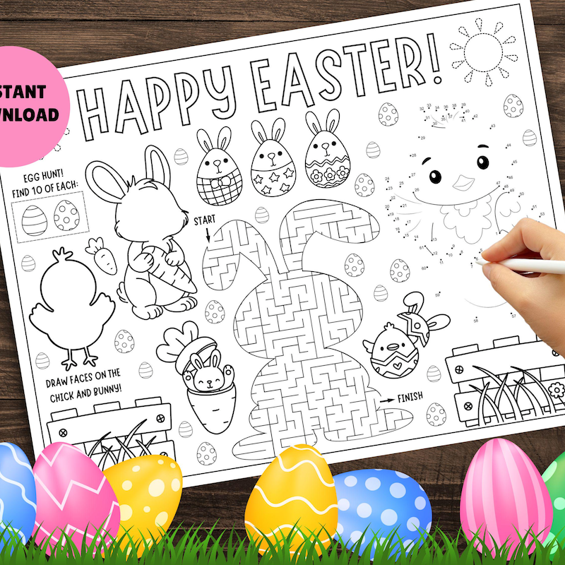 Easter Placemats - Etsy
